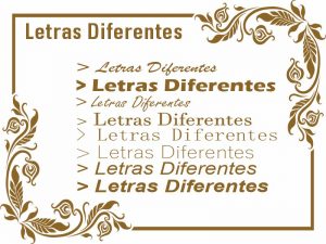 Letras Diferentes e 𝕭𝖔𝖓𝖎𝖙𝖆𝖘 - Espaço Invisível