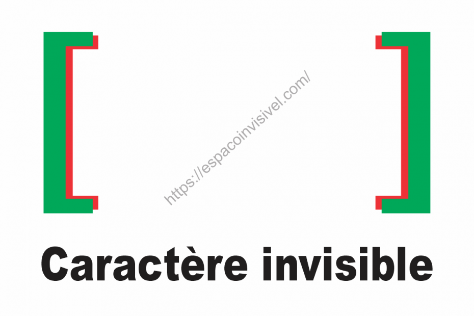 Caractère invisible - Petit ( ) Moyen (ﾠ) Grand (ㅤ) - Espaço Invisível