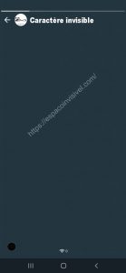 Caractère invisible - Petit ( ) Moyen (ﾠ) Grand (ㅤ) - Espaço Invisível